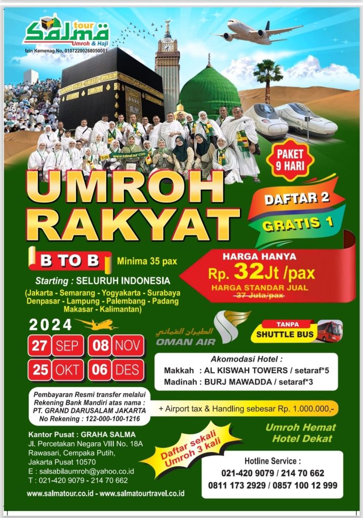 Paket Umroh Salma Tour And Travel - Salma Tour Travel